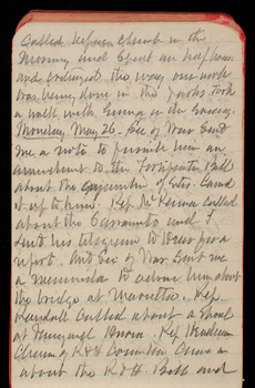 Thomas Lincoln Casey Notebook, April 1890-June 1890, 53, called before ...
