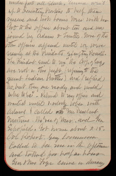 Thomas Lincoln Casey Notebook, December 1890-February 1891, 30, under ...