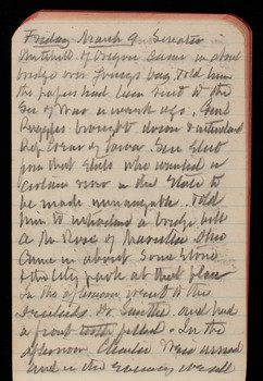 Thomas Lincoln Casey Notebook, February 1894-April 1894, 37, Friday ...