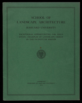 School of Landscape architecture, Harvard University, exceptional ...