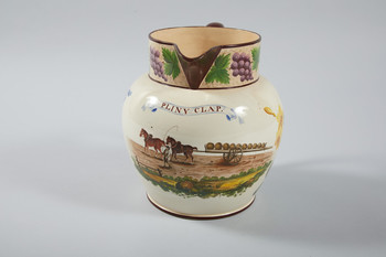 Pliny Clap commemorative Jug | Historic New England