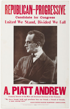 A. Piatt Andrew congressional campaign poster, circa 1920 | Historic ...
