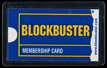 Blockbuster membership card, Blockbuster, 25 Storey Ave., Newburyport ...