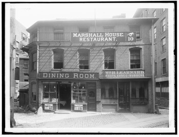 The Marshall House, Marshall Street, Boston, Massachusetts, H-1117a ...