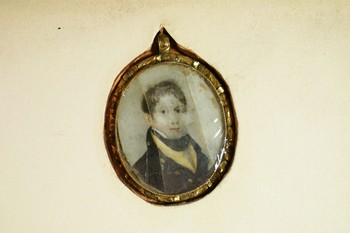 Miniature portrait of Samuel Thwing (1796-1816) | Historic New England