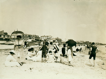 On Hampton Beach, N.H. | Historic New England