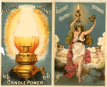 Brochure for the Electric Argand Burner, 65 candle power, location ...