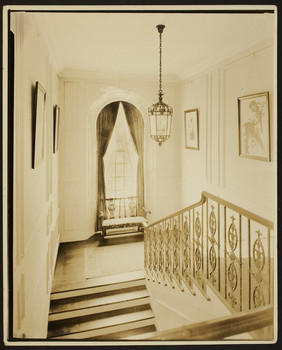 F.L. Higginson House, Wenham, Mass., staircase landing | Historic New ...
