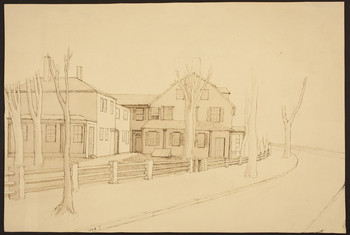 Wadsworth House, Harvard College, December 6, 1870 | Historic New England