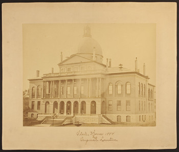 Exterior view of the Massachusetts State House | Historic New England