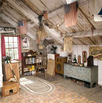 Attic room, Cogswell's Grant, Essex, Mass. | Historic New England