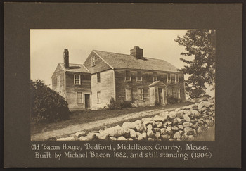 Exterior view of the Bacon house | Historic New England