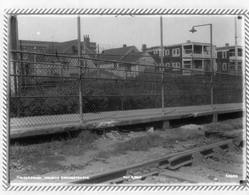 Fields corner, walk to Dorchester Ave. condition of concrete | Historic ...