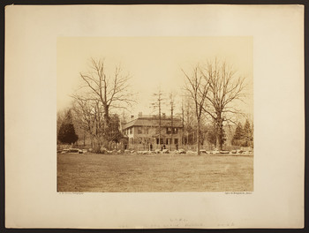 Appleton family standing in front of the Everett-Appleton House ...