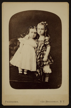 Double full-length portrait of Alice and Clarence Bowen, standing ...