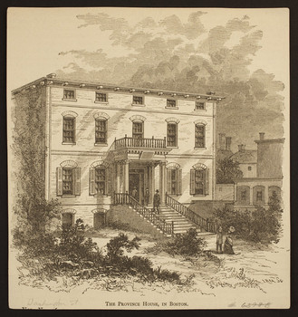 Province House, in Boston, 1848 | Historic New England
