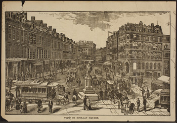 View of Scollay Square | Historic New England